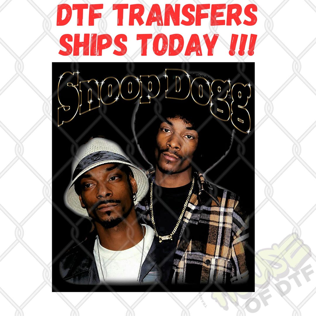 Hip Hop Rappers DTF Transfer, Cold Peel, Ready to Press, Trendy DTF ...