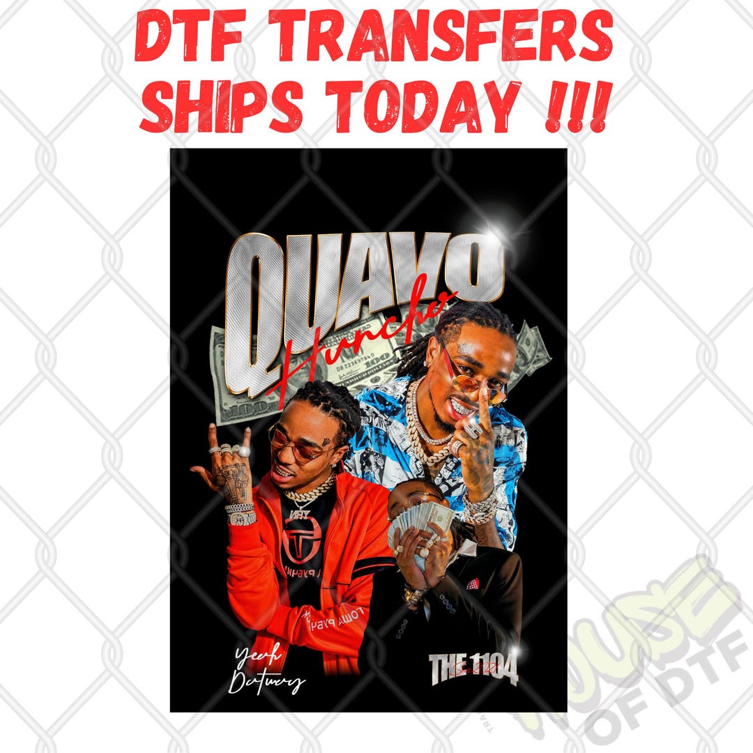 Hip Hop Rappers DTF Transfer, Cold Peel, Ready to Press, Trendy DTF ...