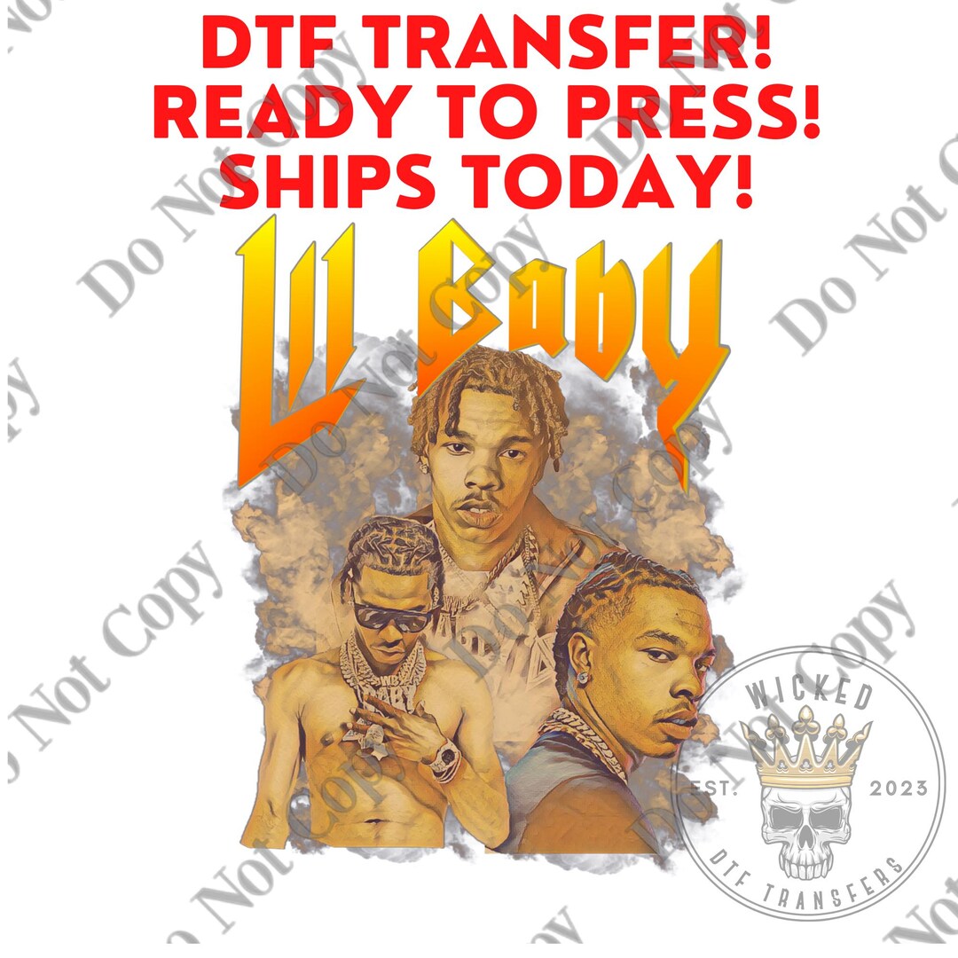 Hip Hop Rappers DTF Transfer, Cold Peel, Ready to Press, Trendy DTF ...