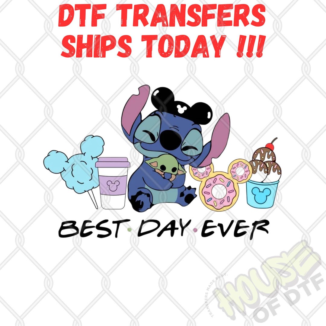 Disney DTF Transfer, Family Design Ready to Press, Custom DTF Print ...