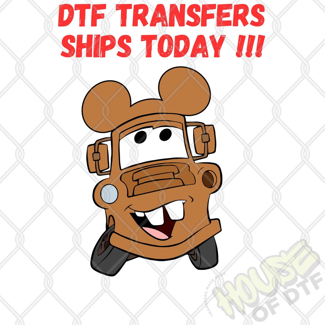 Disney DTF Transfer, Family Design Ready to Press, Custom DTF Print ...