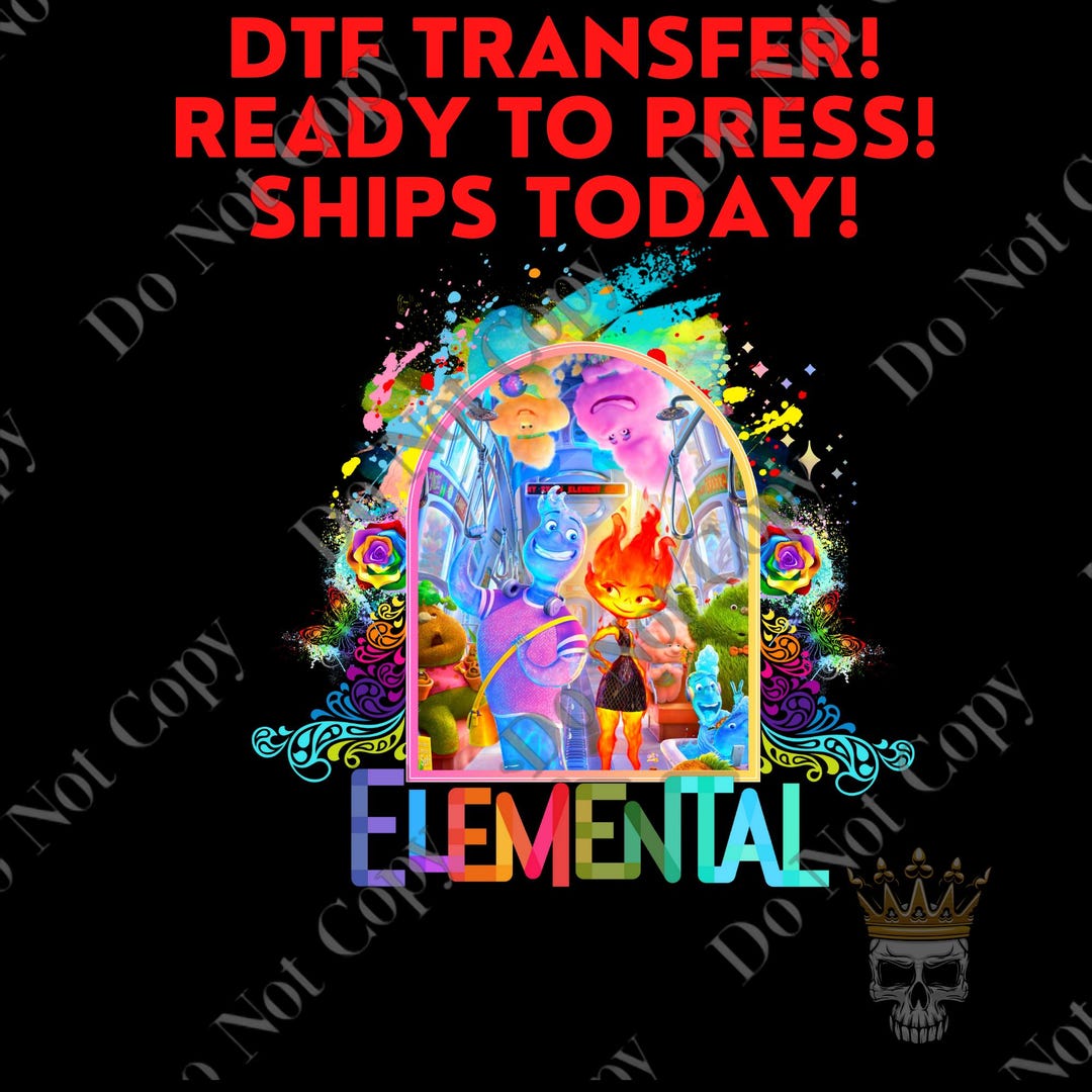 Disney DTF Transfer, Family Design Ready to Press, Custom DTF Print ...