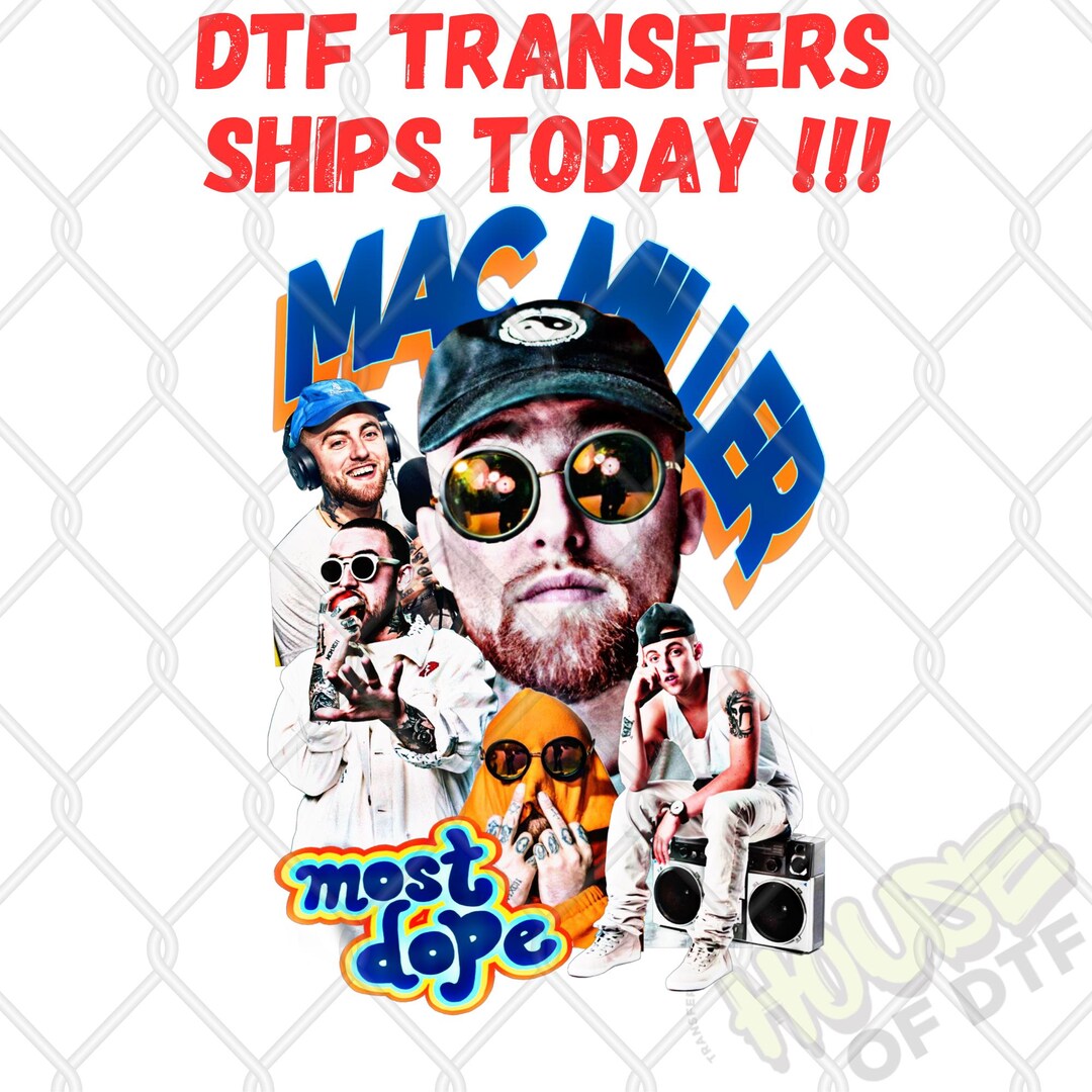 Hip Hop Rappers DTF Transfer, Cold Peel, Ready to Press, Trendy DTF ...