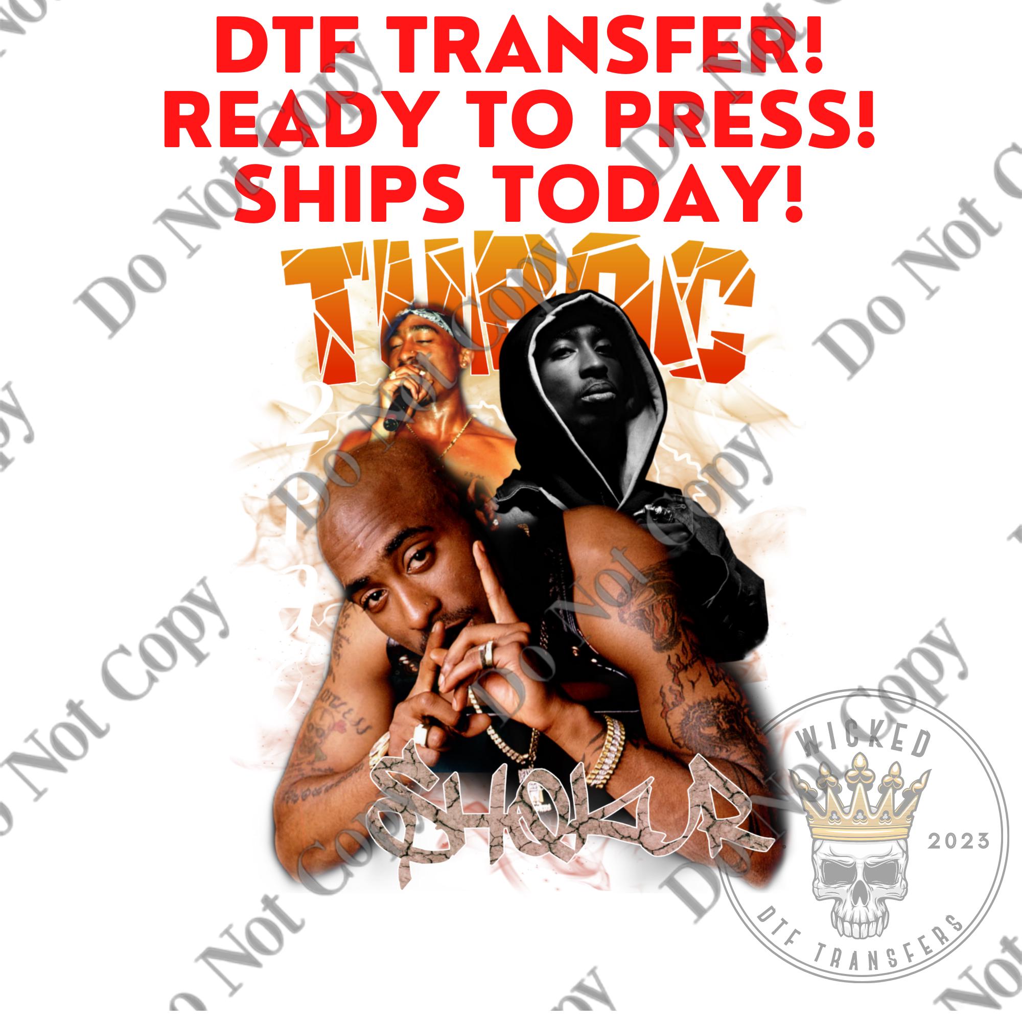 Hip Hop Rappers DTF Transfer, Cold Peel, Ready to Press, Trendy DTF ...