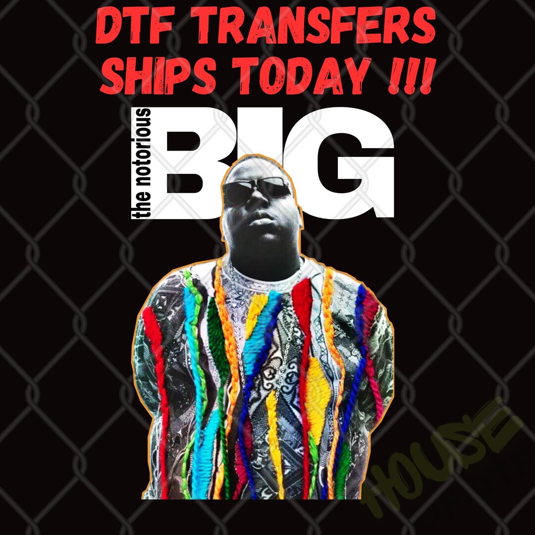 Hip Hop Rappers DTF Transfer, Cold Peel, Ready to Press, Trendy DTF ...