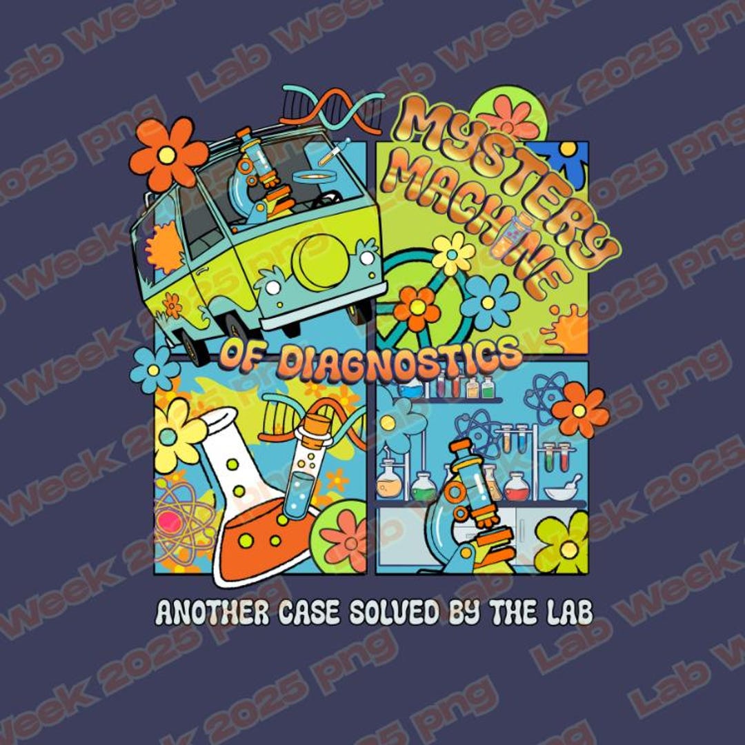 Retro Lab Week 2025 PNG | Mystery Machine of Diagnosis Digital File ...
