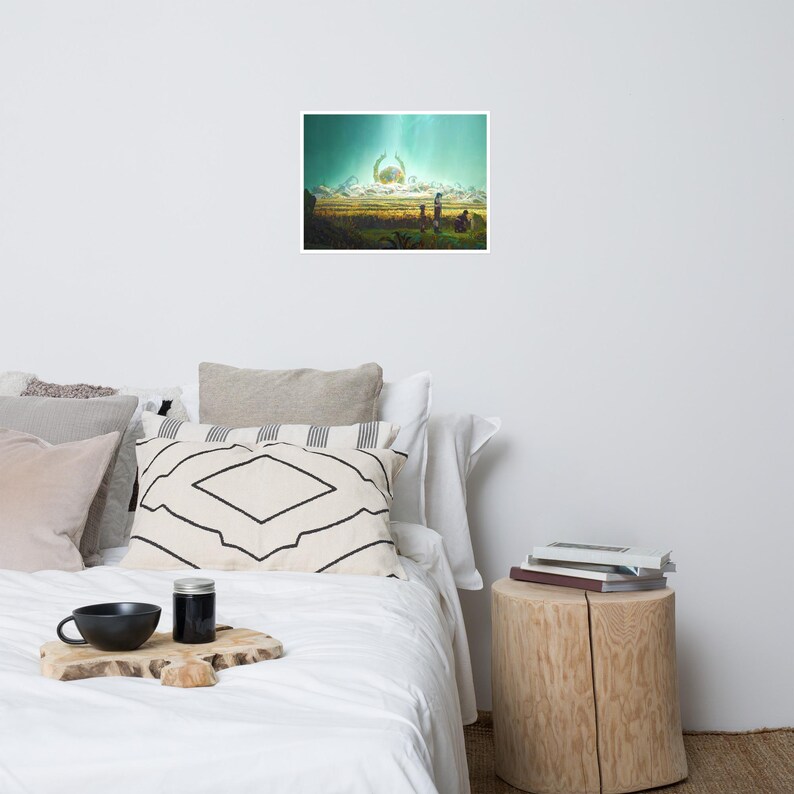 ARCANE POSTER Jinx, Vi & Isha Viktors Commune Stunning Landscape Season ...