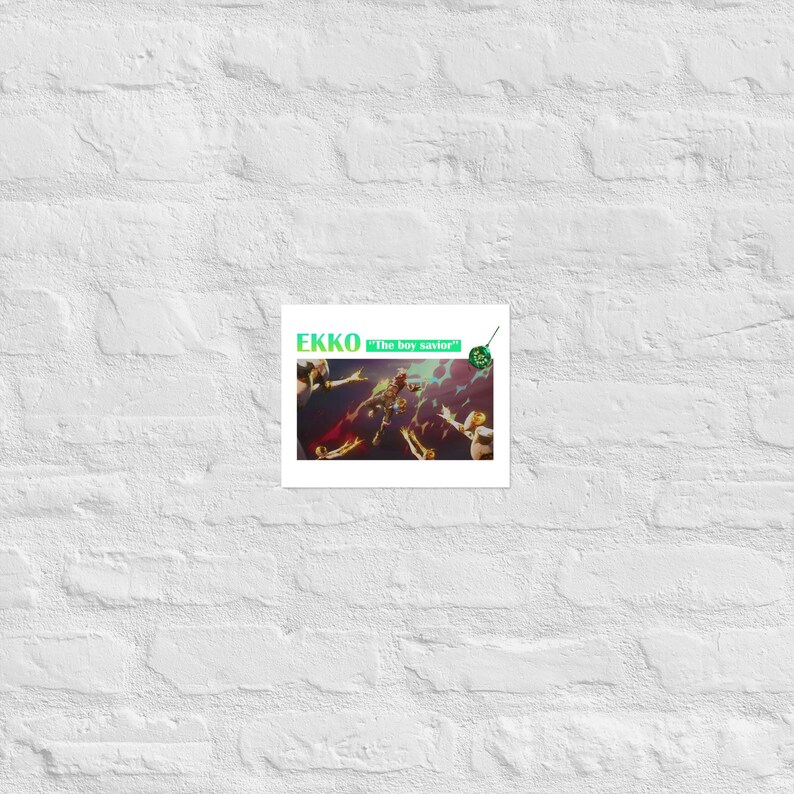 ARCANE POSTER Ekko Time Shatter Zaun Vibrant Season 2 - Etsy