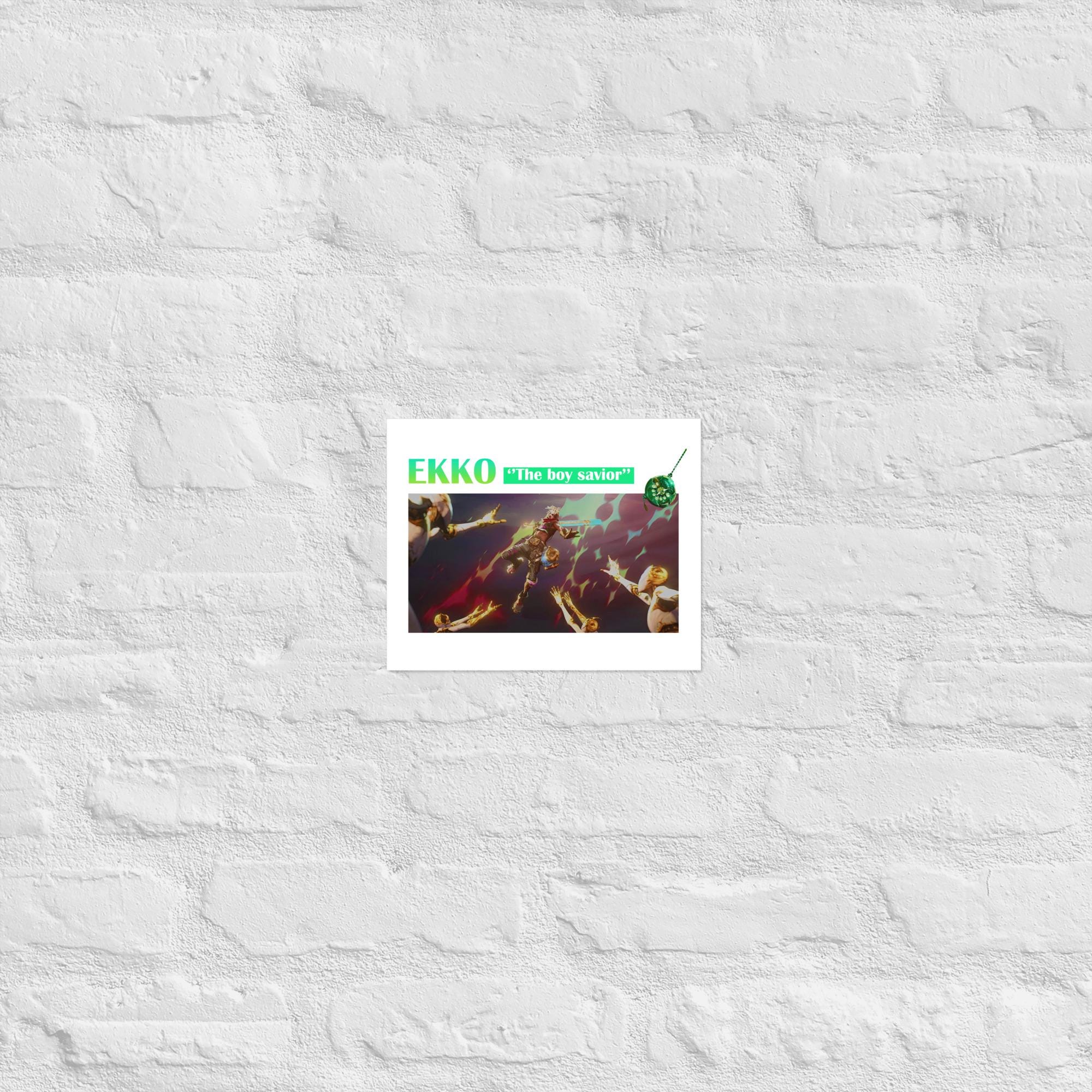 ARCANE POSTER Ekko Time Shatter Zaun Vibrant Season 2 - Etsy