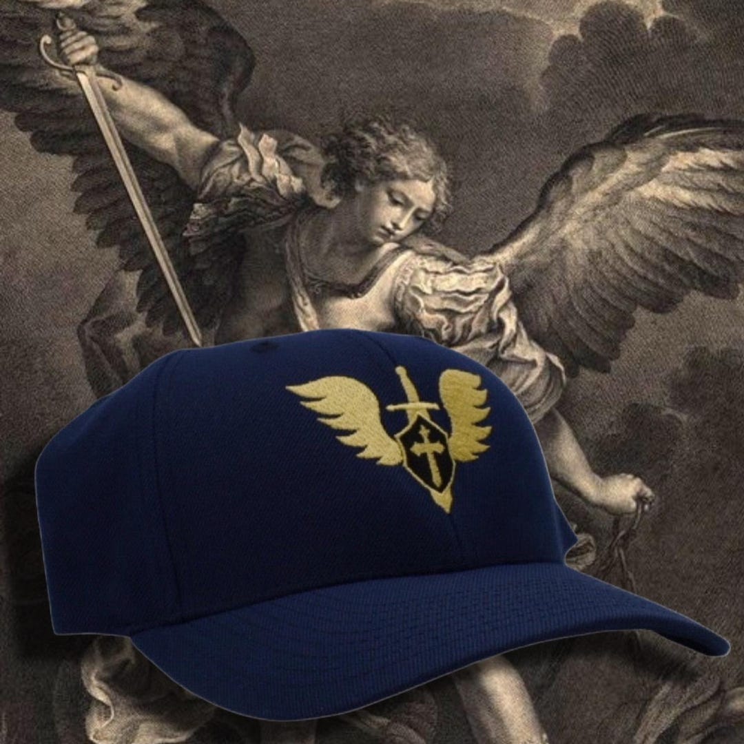 Jmjcat3 St Michael Cap (navy Blue) - Etsy