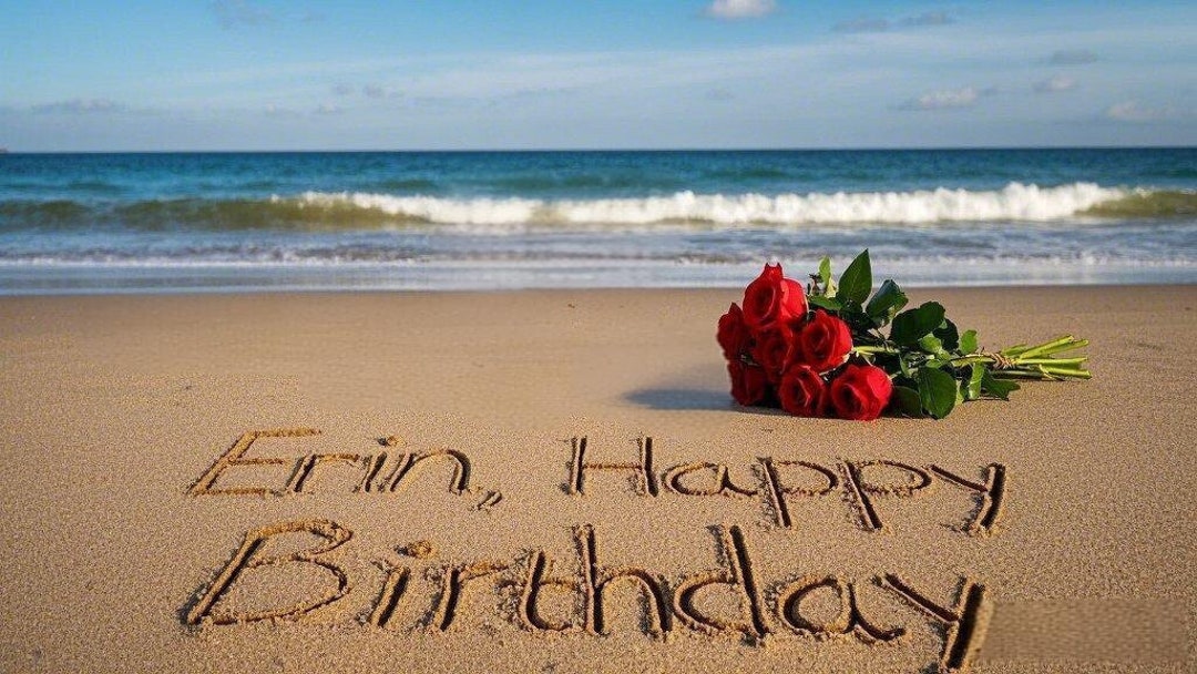 Writing in the Sand Name Personalized I Birthday Gift I Anniversary ...