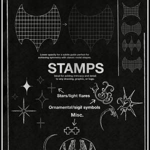 Grunge Metal Procreate Cybersigilism Neo Tribal Ornamental Gothic ...