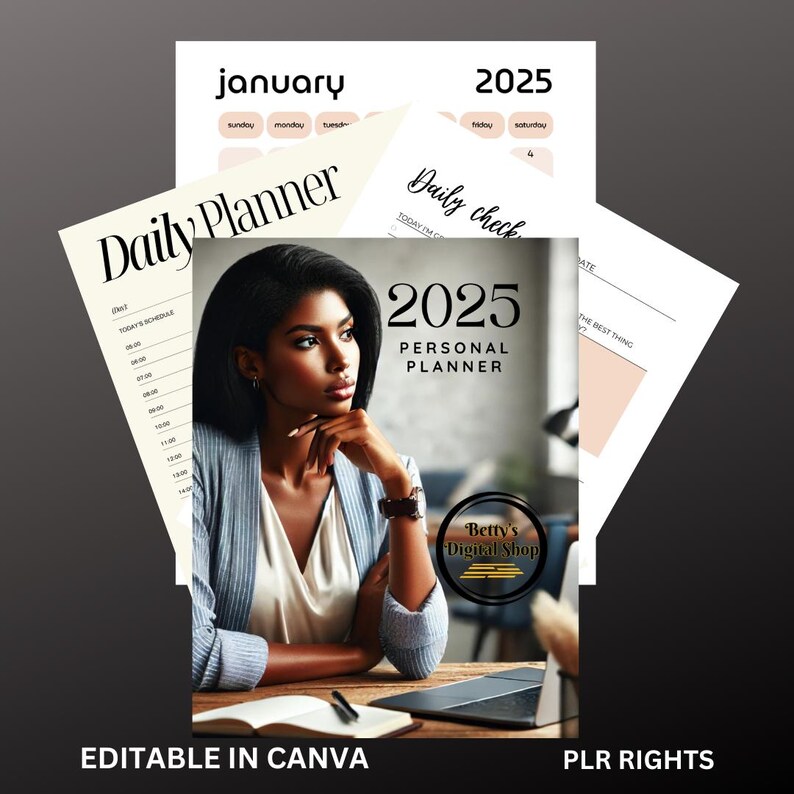 2025 Personal Planner Digital Download | PLR RIGHTS - Etsy