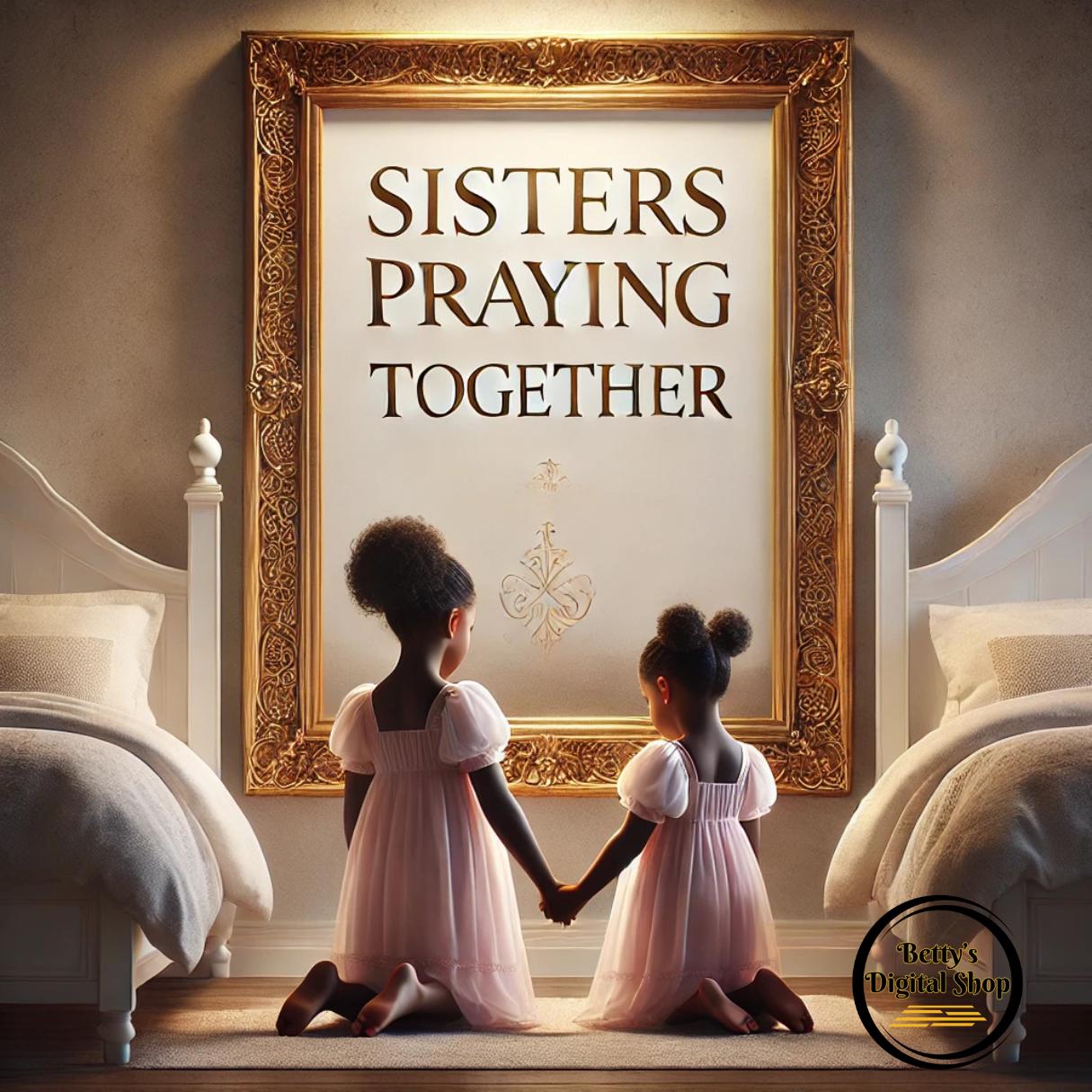 Sisters Praying Together African American Sisters - Etsy
