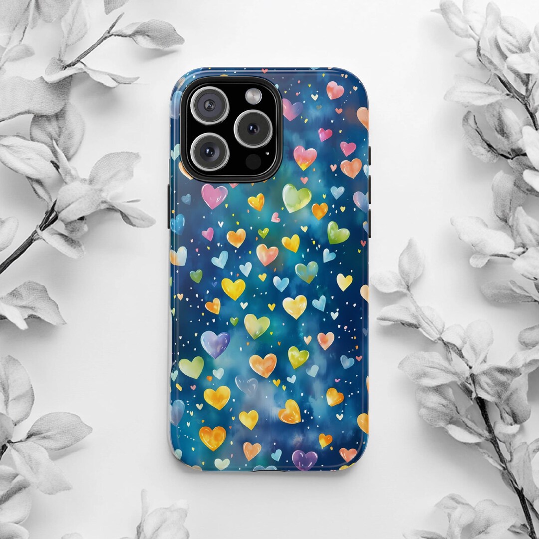 Jelly Bean Style Hearts Phone Case | Romantic Love Hearts Design ...