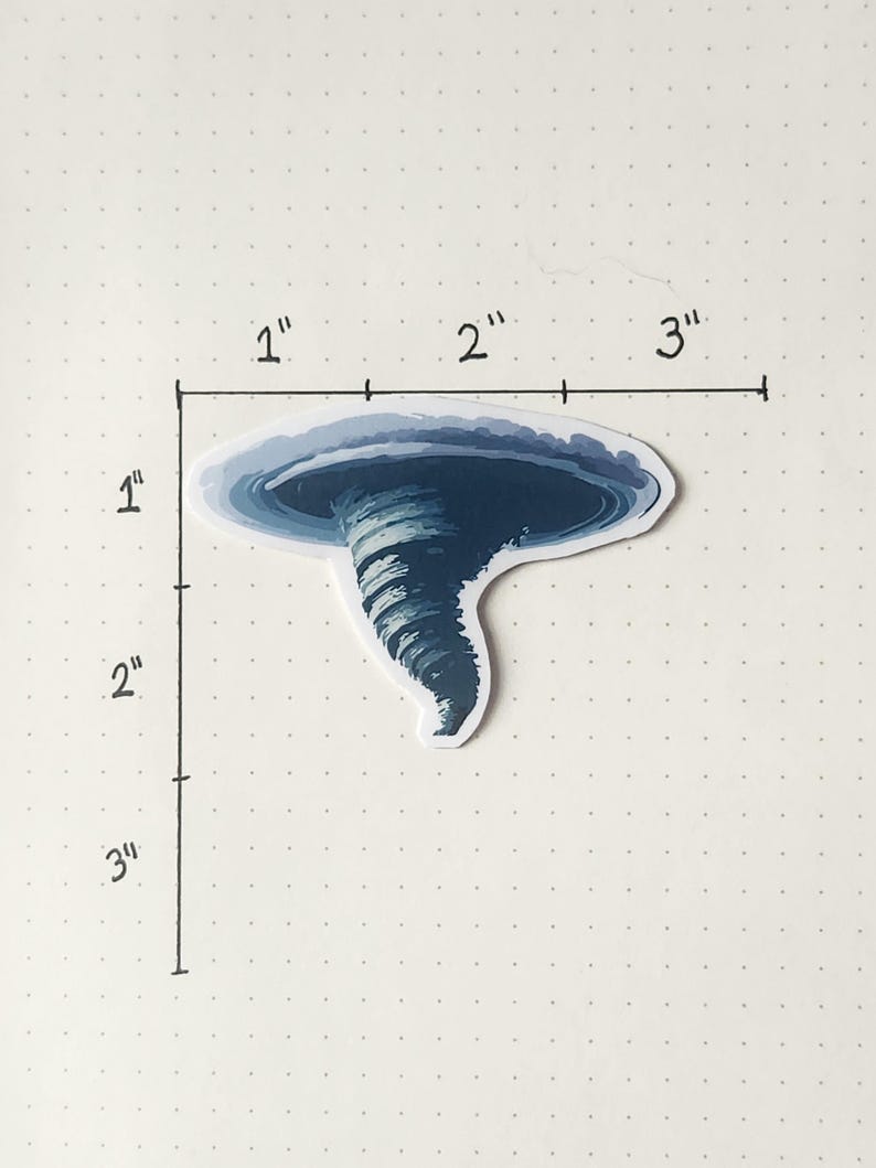 Tornado Sticker – Storm Chaser Decal - Etsy