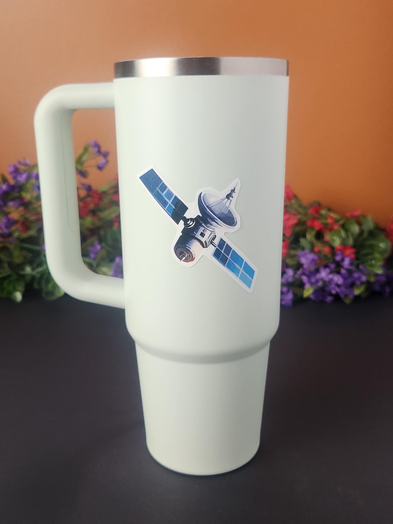 Satellite Space Sticker – Outer Space Science Vinyl Decal for Laptops ...