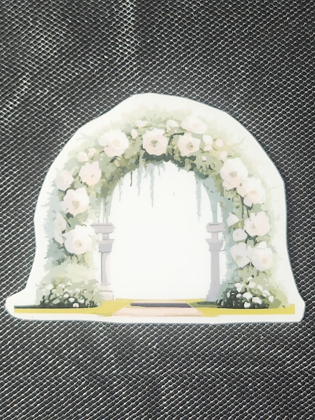 Wedding Arch Sticker – Floral Ceremony Arch Vinyl Decal – Garden ...