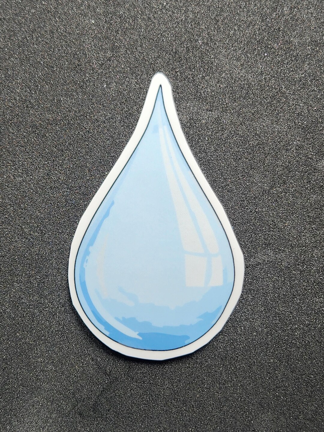 Raindrop Vinyl Sticker - Etsy