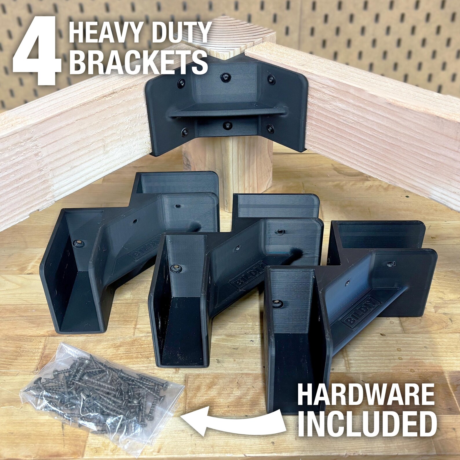 Heavy-duty 90 Degree Corner Bracket: 4x4 to 2x4 DIY Connector - Etsy