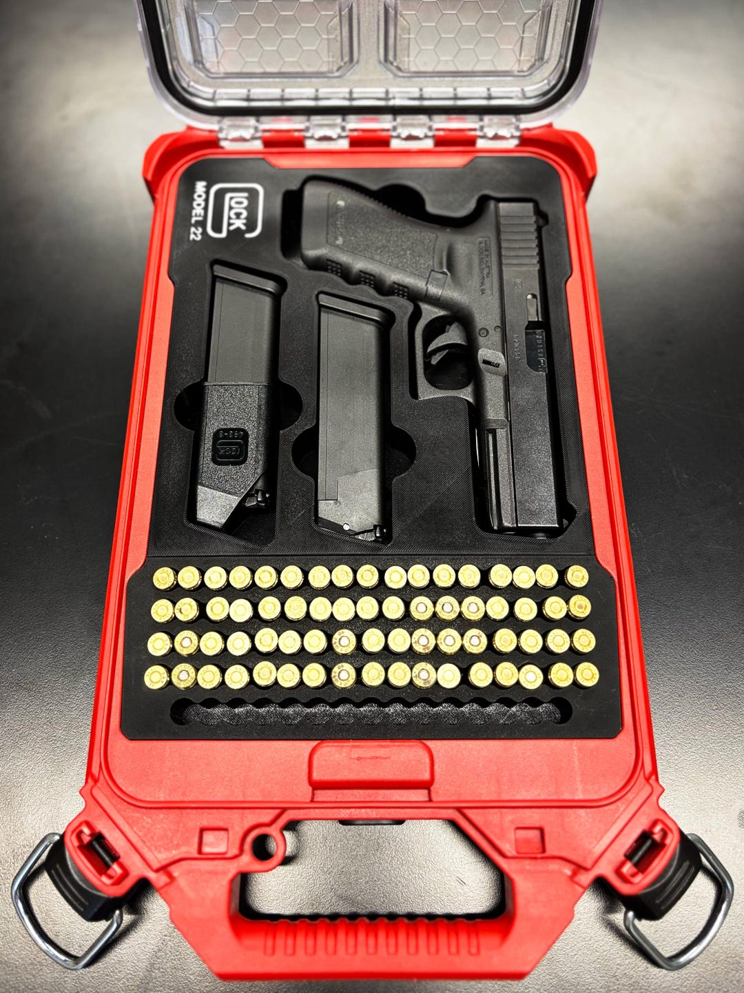 Heavy-Duty 3D Printed Gun Case Insert | Milwaukee Packout Pistol ...
