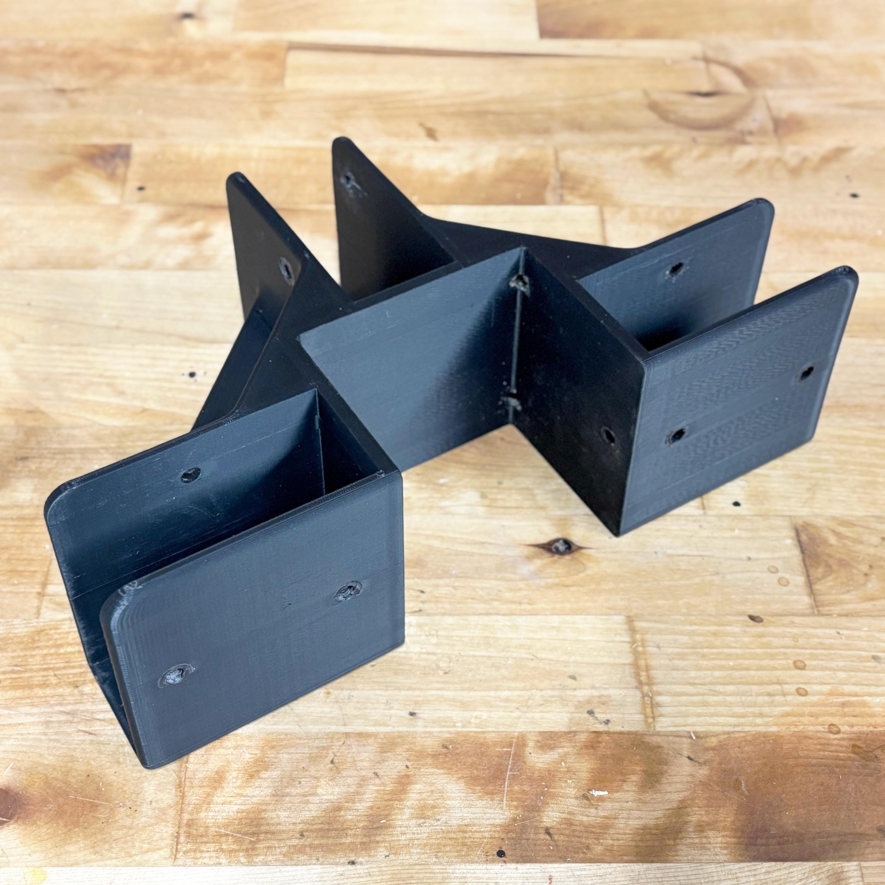 Heavy-duty 2x4 to 4x4 Bracket: DIY Table Connector, Set of 2 - Etsy