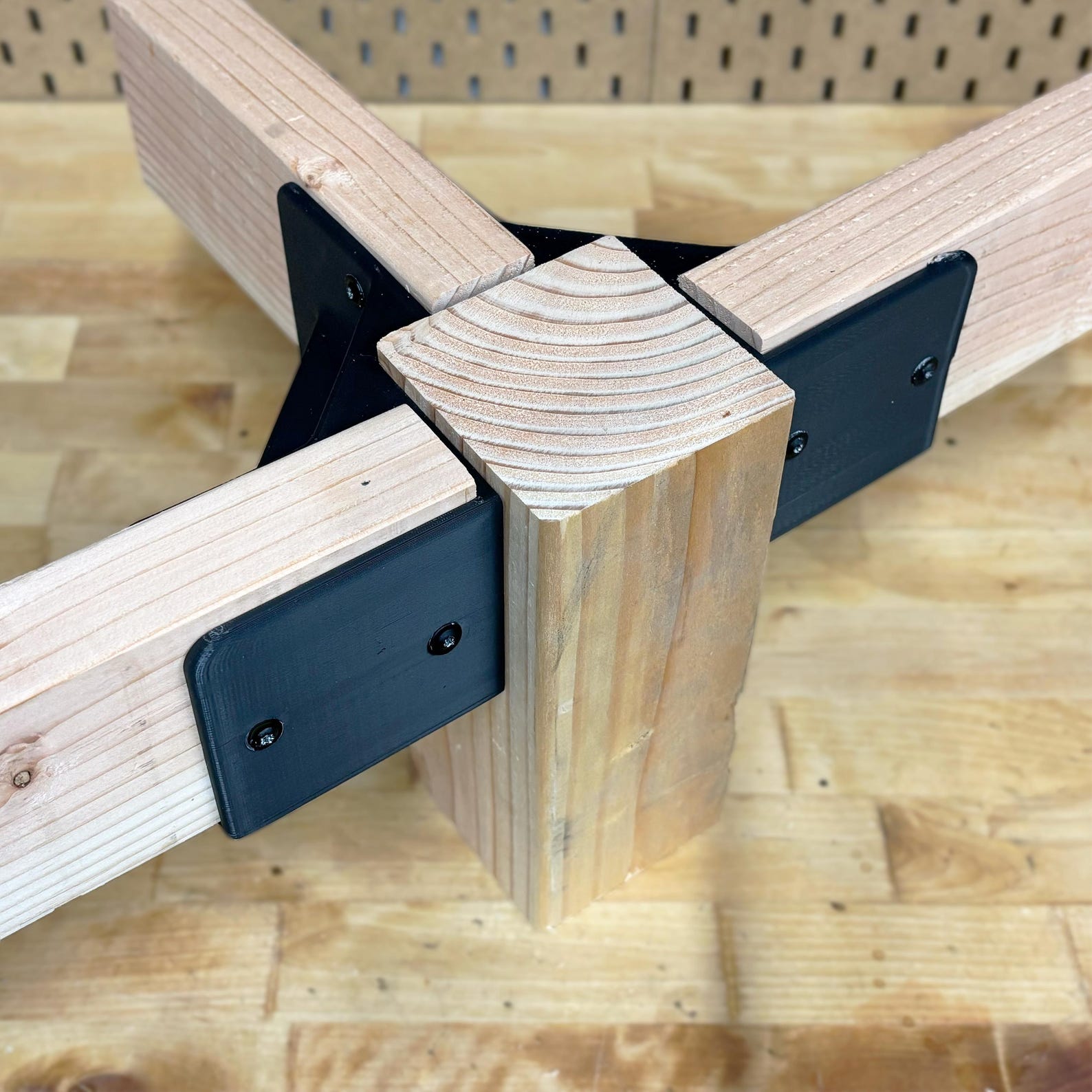 Heavy-duty 2x4 to 4x4 Bracket: DIY Table Connector, Set of 2 - Etsy