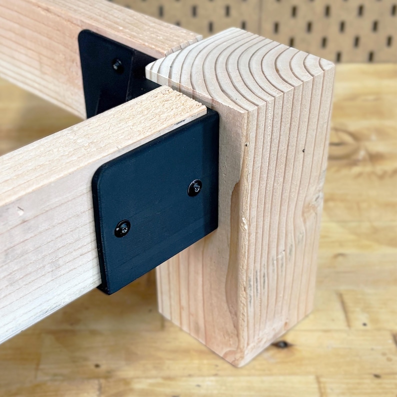 Heavy-duty 90 Degree Corner Bracket: 4x4 to 2x4 DIY Connector - Etsy