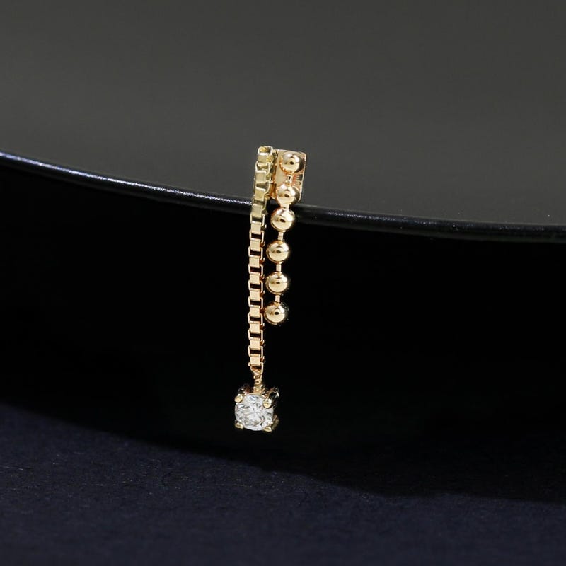 Box Chain Earrings - Etsy UK