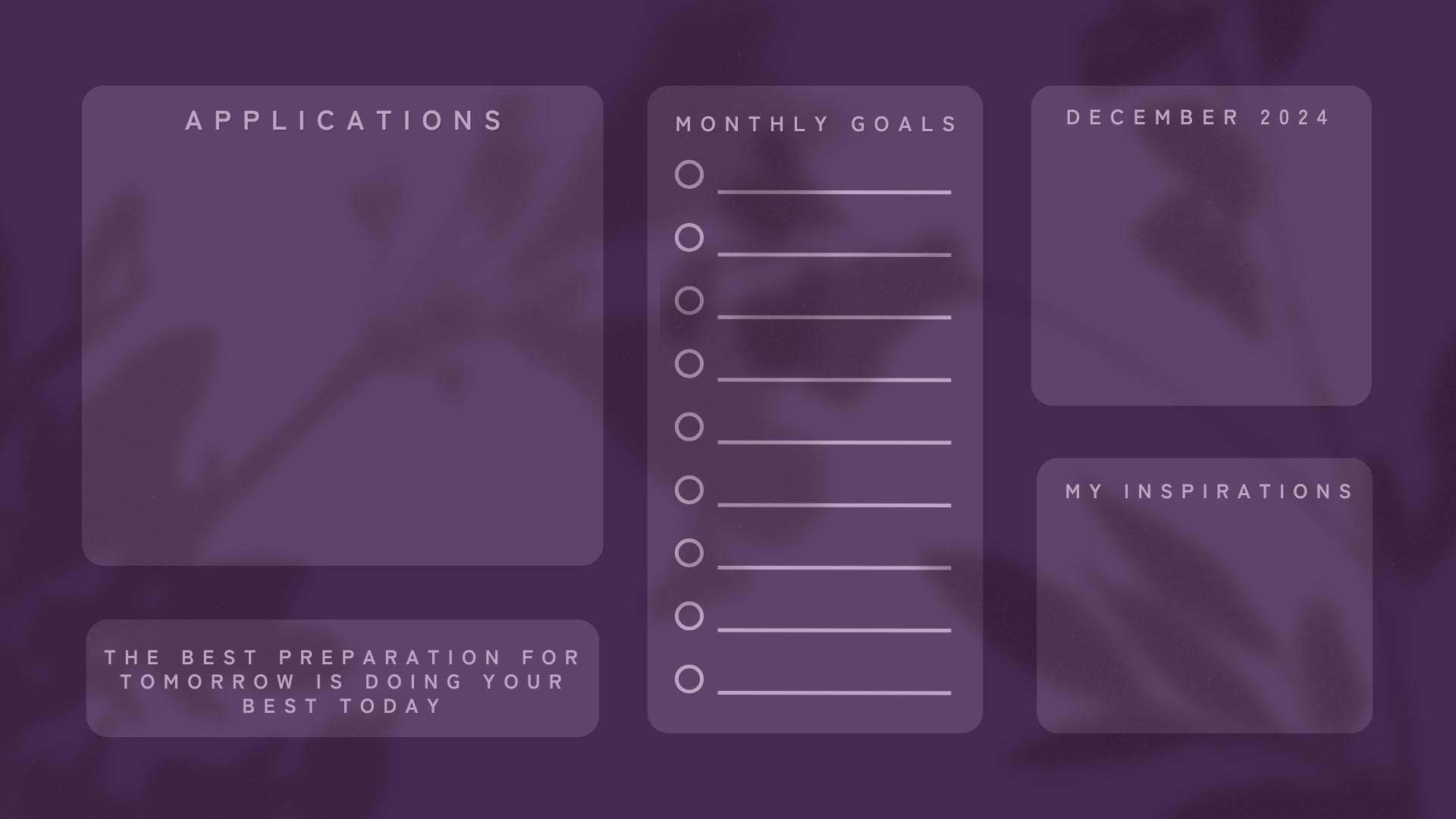 Purple MacBook Desktop Wallpaper Planner - Etsy