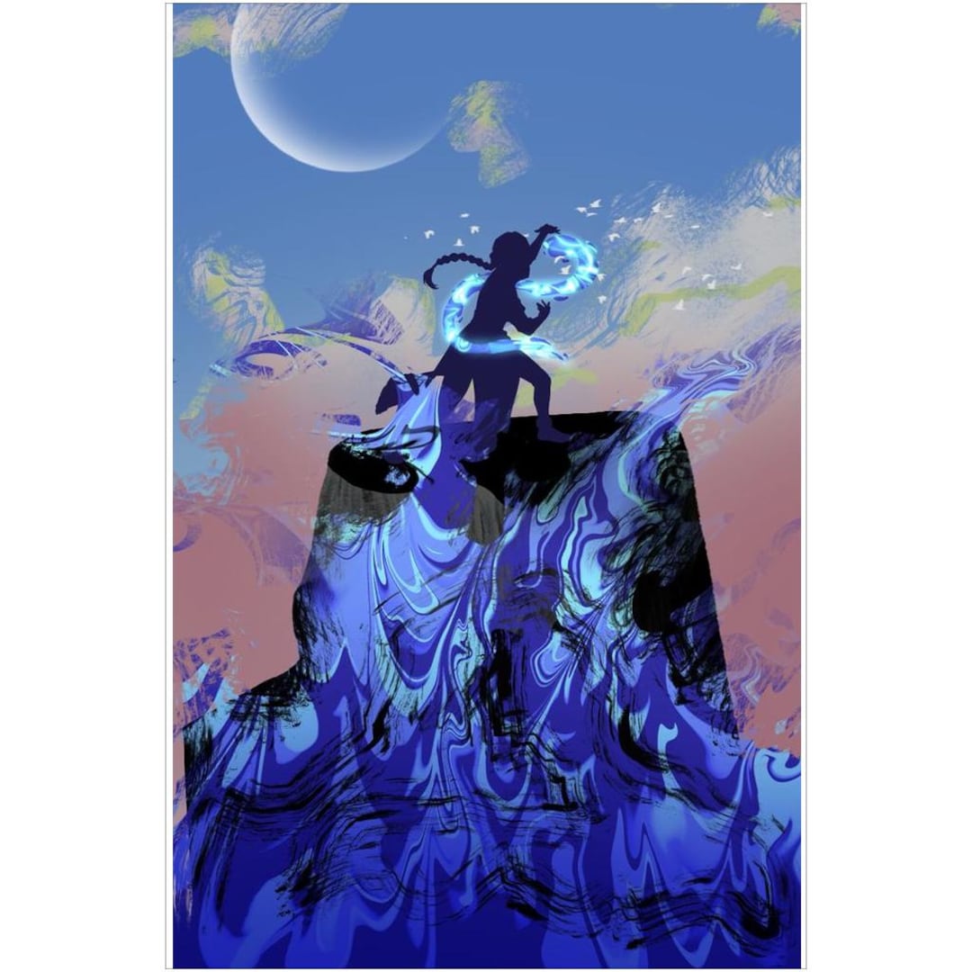 Katara From Avatar the Last Airbender Art Print | Waterbending Anime ...