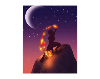 Fire Lord Zuko Print - Etsy