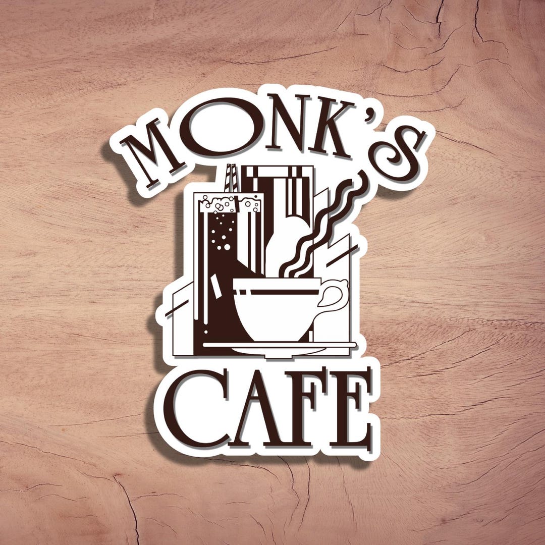 Seinfeld Monk's Cafe Sticker - Etsy
