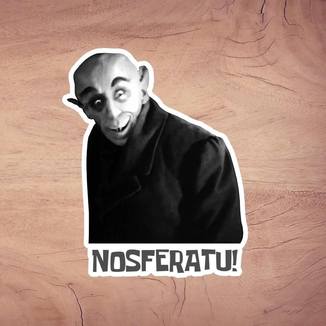 Nosferatu Spongebob Sticker - Etsy