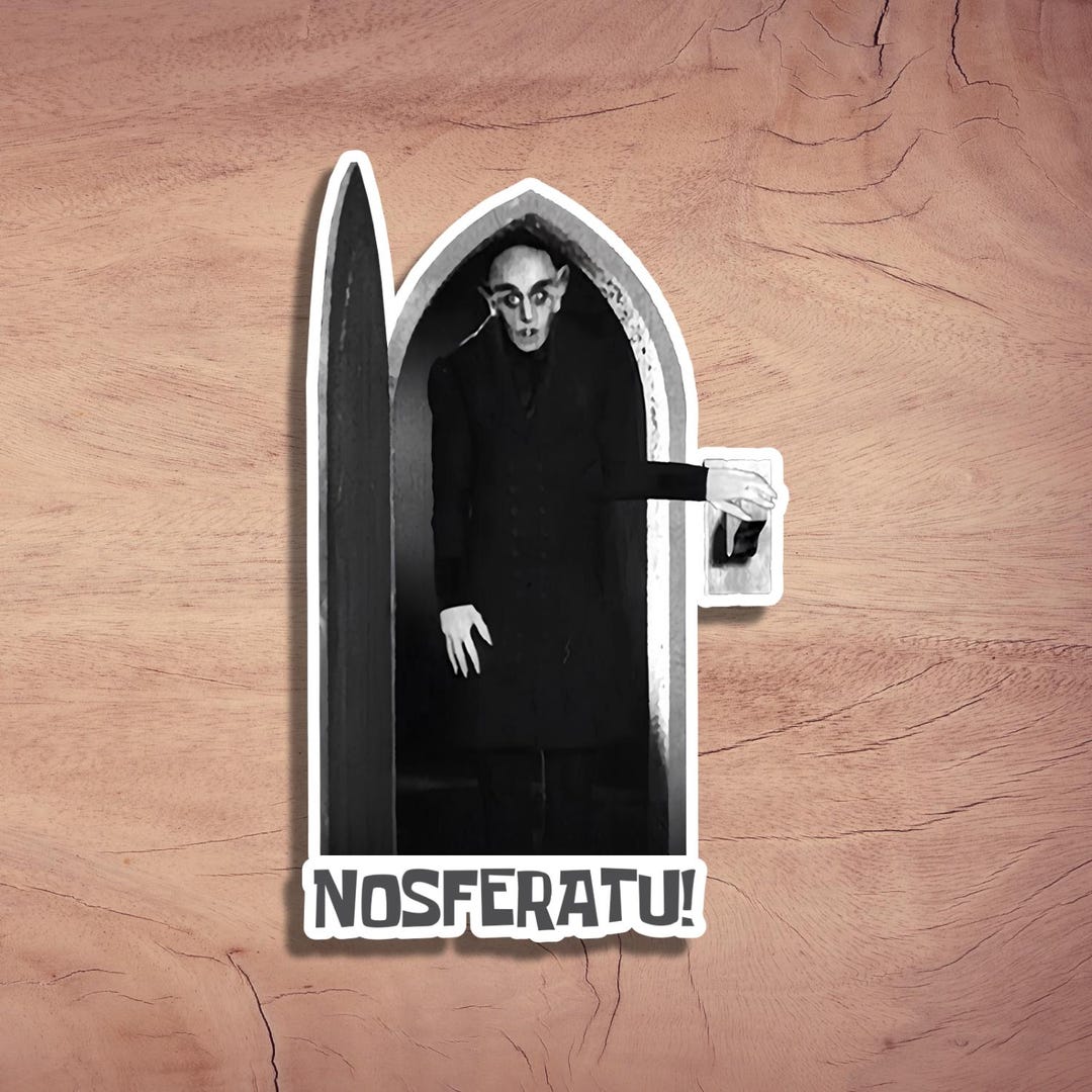 Nosferatu! Spongebob Sticker - Etsy