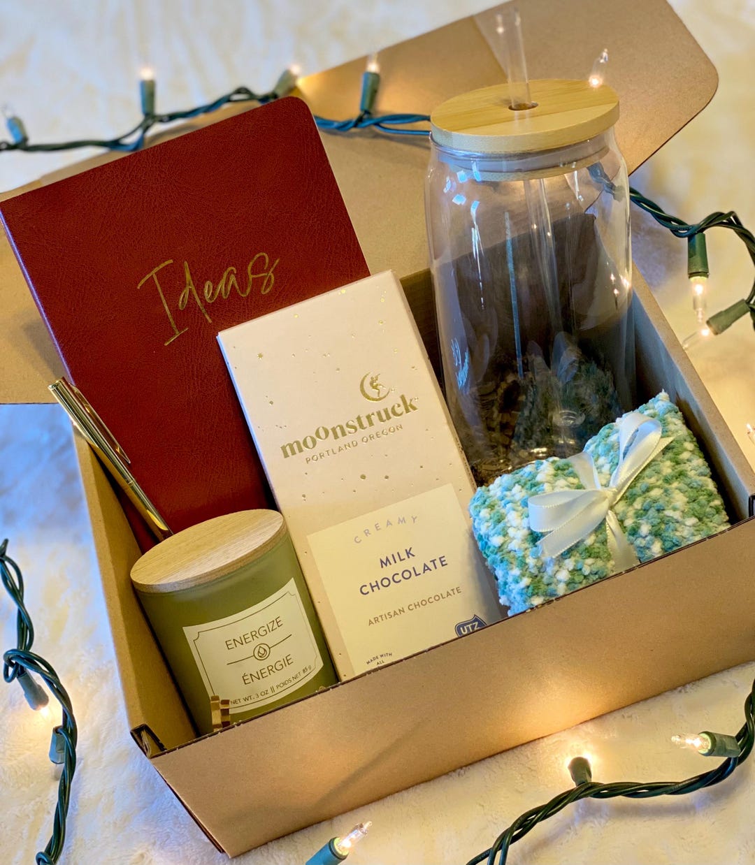 Self Care Comfort Gift, Cozy Comfort Gift Basket, Journal Gift Set ...