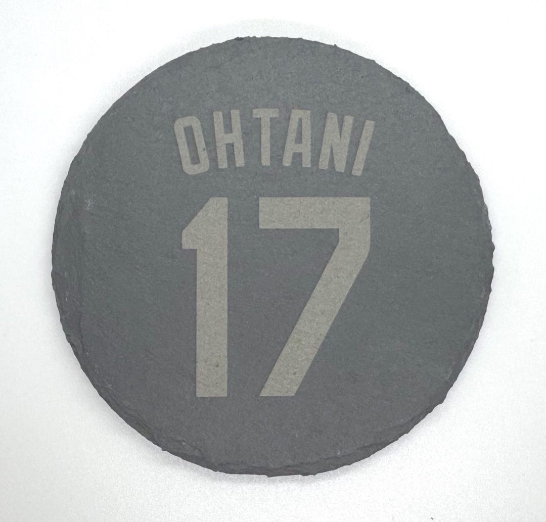 LA Dodgers Round Slate Coasters - Player Numbers - Etsy