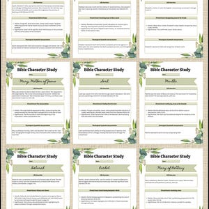 20 Notable Women of the Bible – Bible Character Study Guide (digital ...
