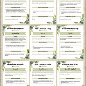 25 Notable Men of the Bible – Bible Character Study Guide (digital ...