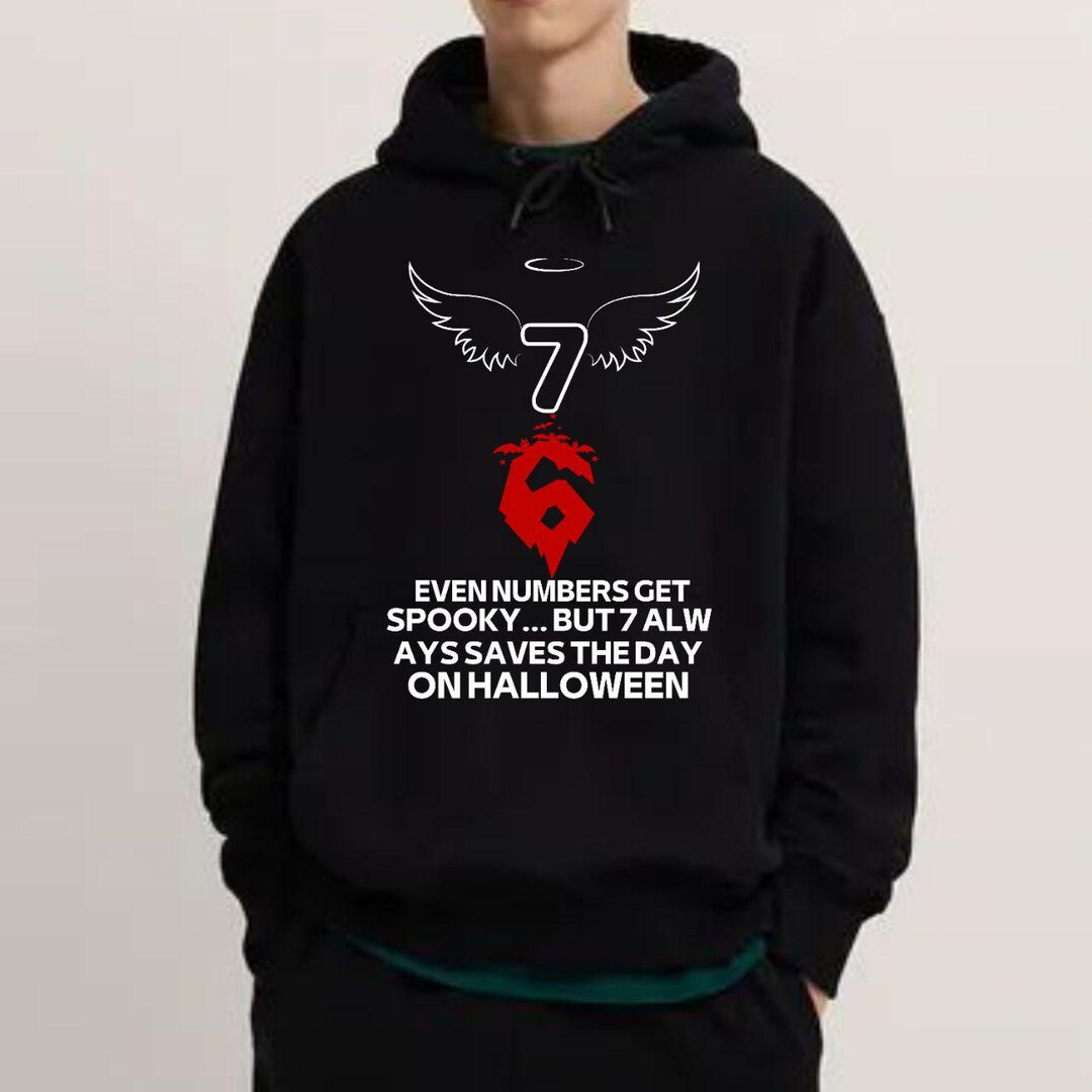 Six Seven Halloween Meme PNG / Funny Angel & Devil Numbers Digital ...