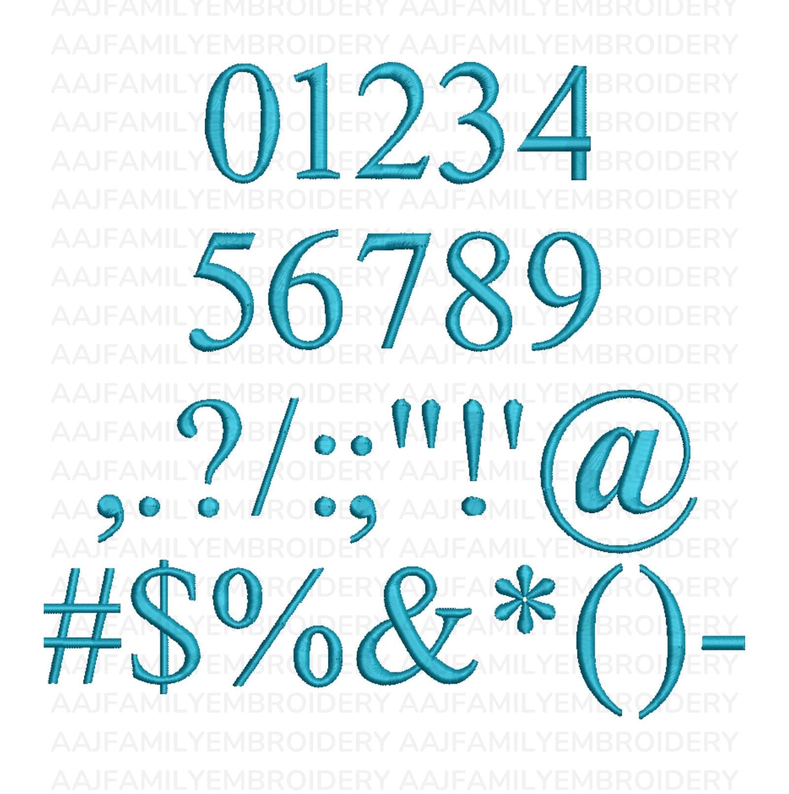 Times Roman Embroidery Font, Times Roman Embroidery Small Font, Times ...