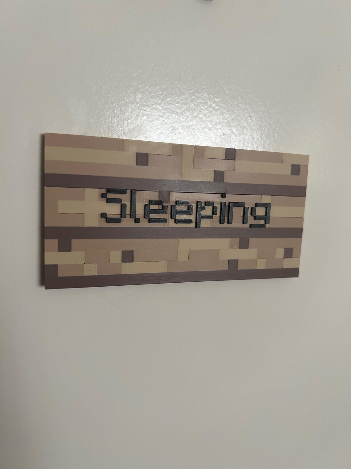 Minecraft Sign 3D Printed Custom Message Home Decoration - Etsy