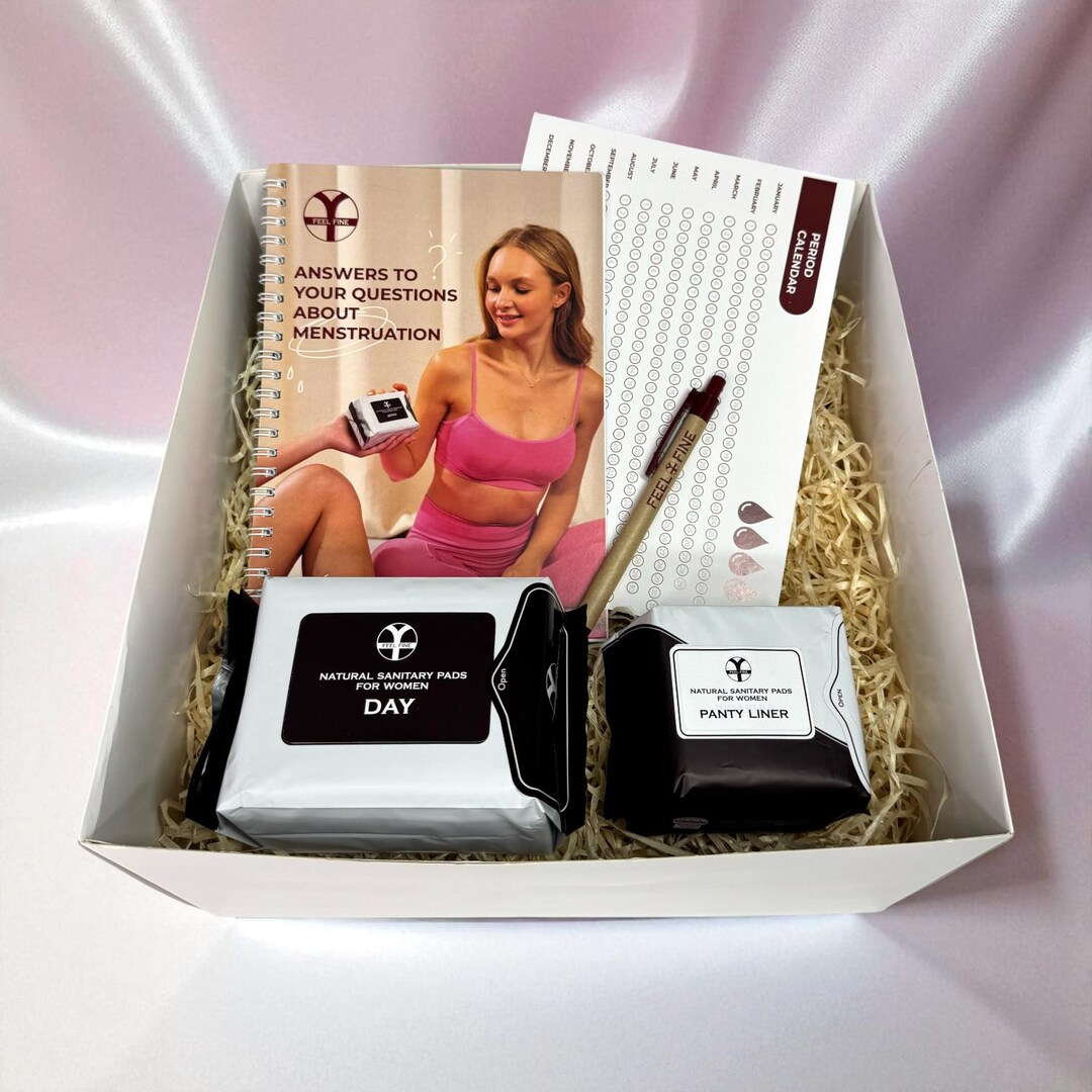 Period Gift Box for Girls Organic Mini Starter Kit Self Care Set for ...