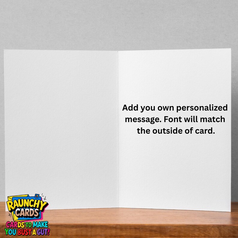 Inappropriate Birthday Card for Him – “older but Definitely Not Wiser ...