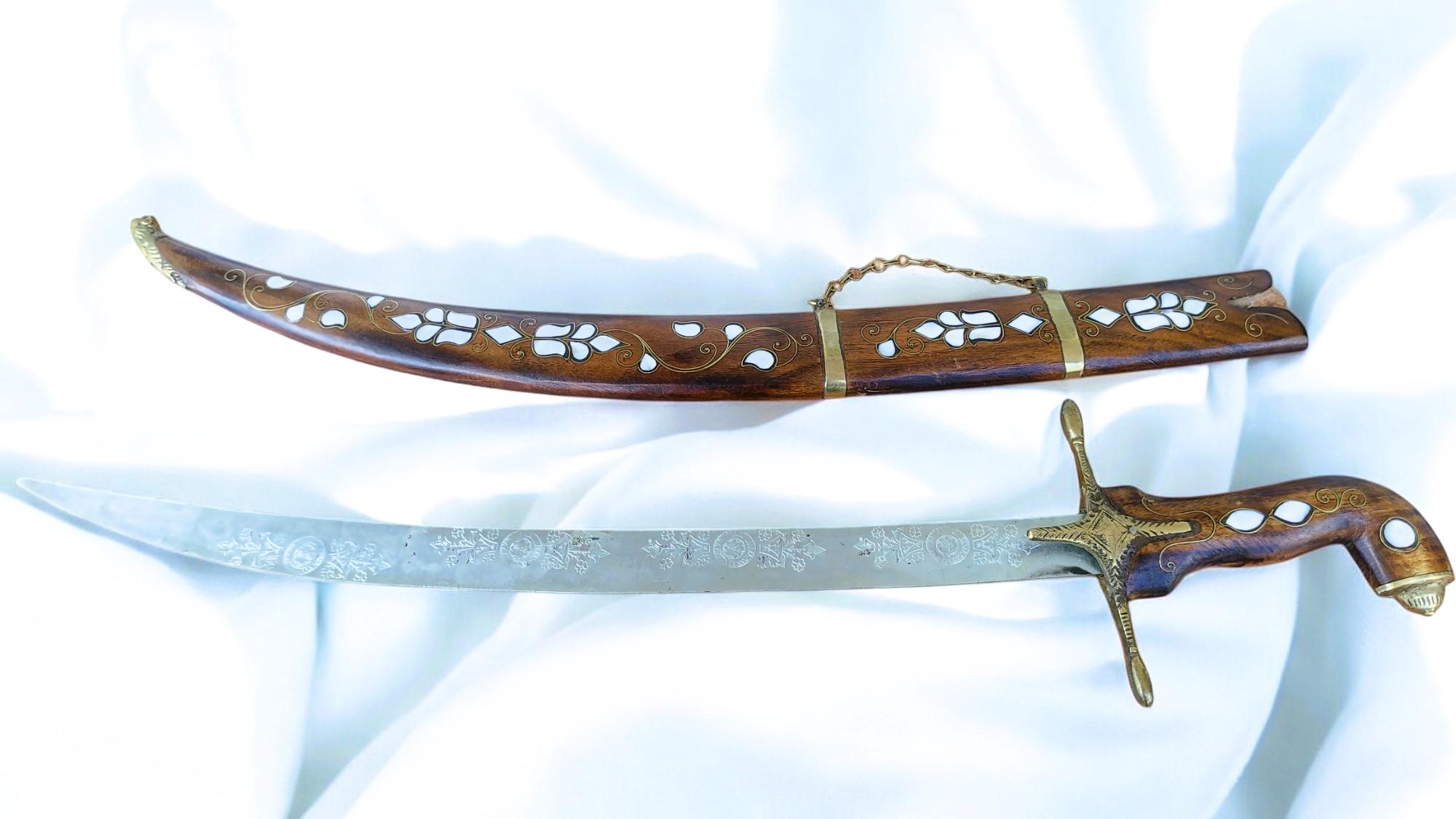 Mother of Pearl Sword-vintage Sword-wooden Sword-fantasy Sword-sword ...