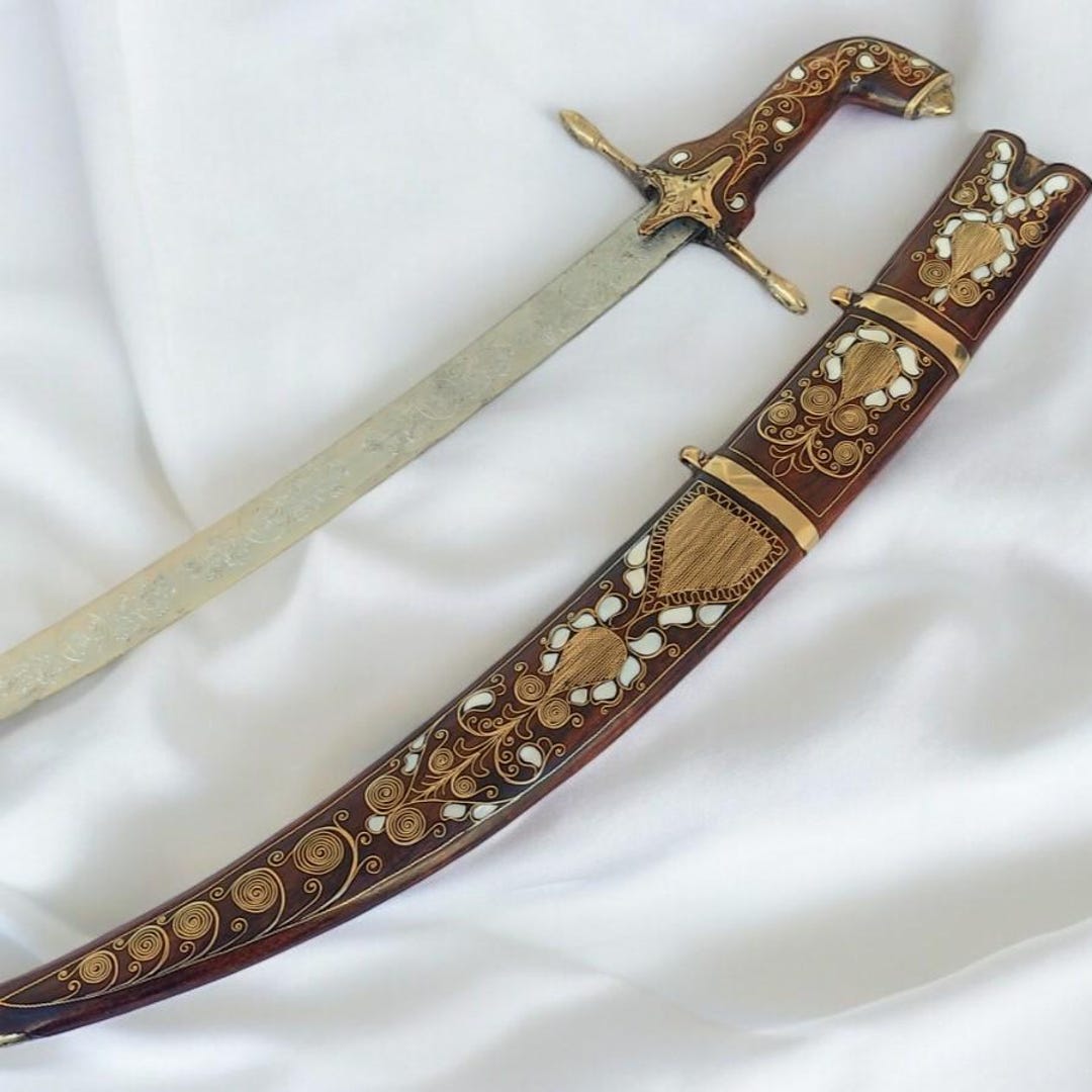 Mother of Pearl Sword-vintage Sword-wooden Sword-fantasy Sword-sword ...