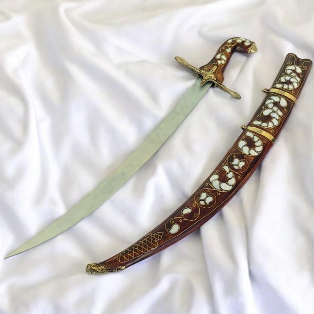 Mother of Pearl Sword-vintage Sword-wooden Sword-fantasy Sword-sword ...
