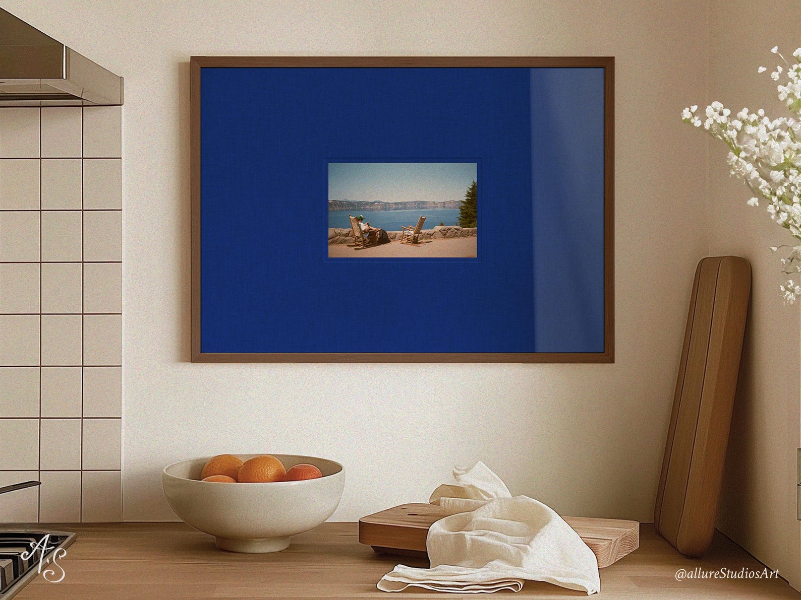 Custom Color Photo Mat Print: Personalized Digital Wall Art Landscape ...