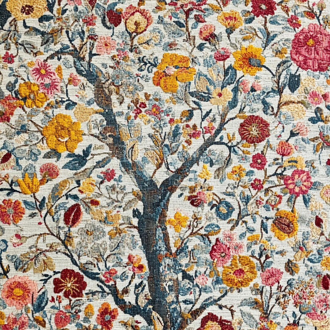 Floral Tapestry High-resolution Design, 9000x9000, 300 DPI, Premium ...