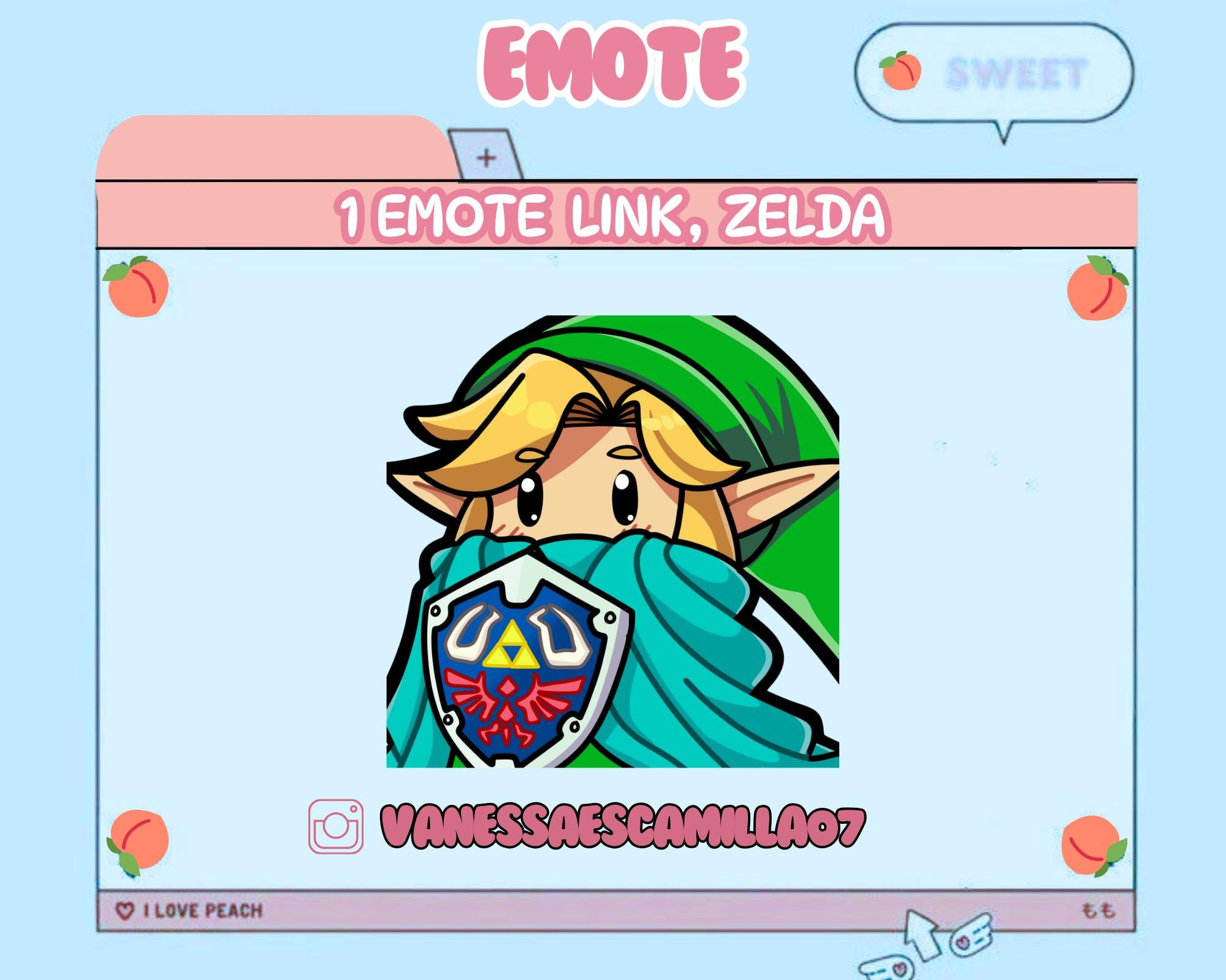 EMOTE LINK zelda emotes twitch emotes discord emotes kick emotes cute ...